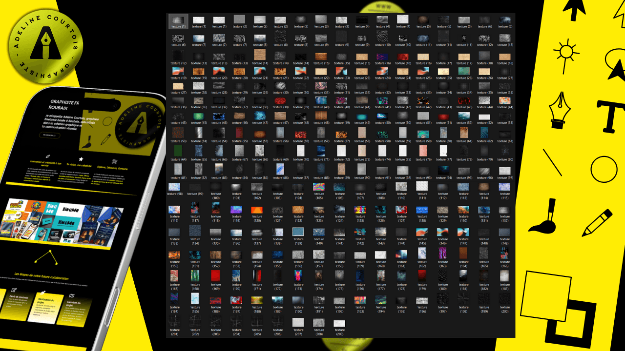 Un pack graphique premium avec +650 Éléments à télécharger